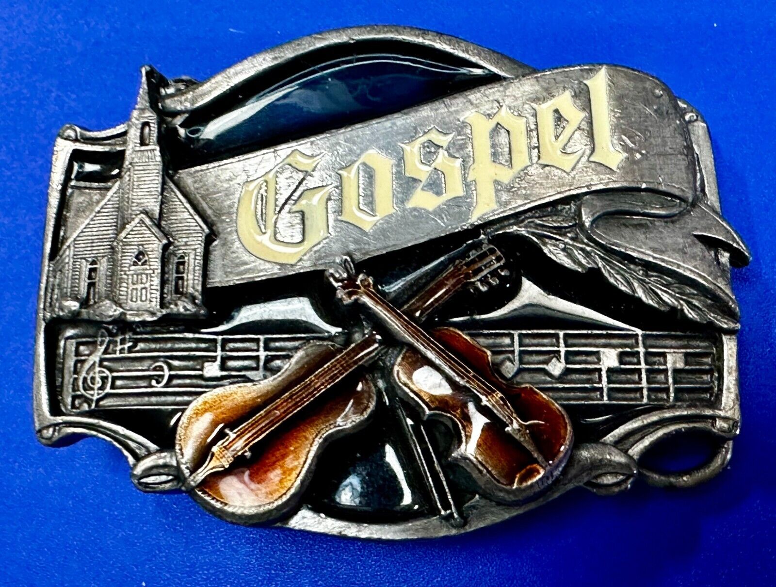 Gospel Music - Religious Themed Vintage 1987 Siskiyou Belt Buckle – My ...